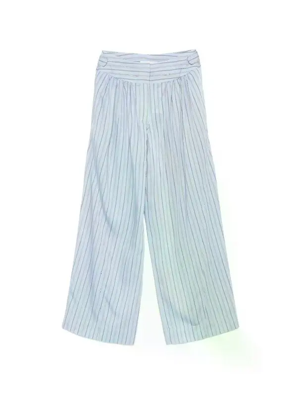 IRO PARIS Light Striped Wide-leg Trousers