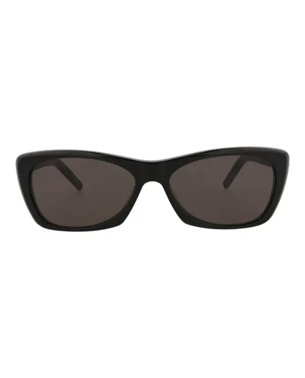 Saint Laurent Sunglasses Cat Eye Frame Recycled Acetate - Black Black Black (sl613/30014612/001)