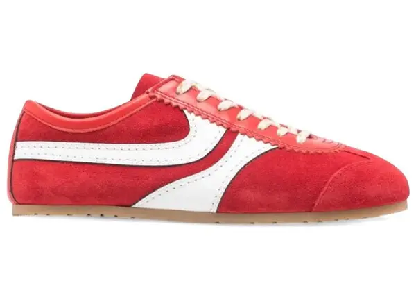 Dries Van Noten Suede Capsule Sneakers - Red