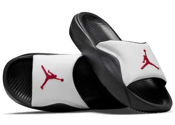 JORDAN Franchise Slide - White/black/gym Red