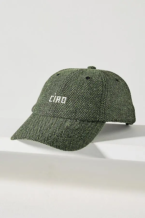 Clare V. Wool Baseball Cap - Green/black