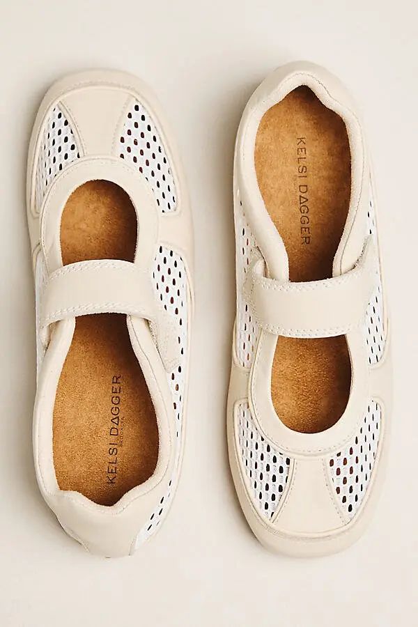 KELSI DAGGER BROOKLYN Swish Mary Jane Sneakers - Salt