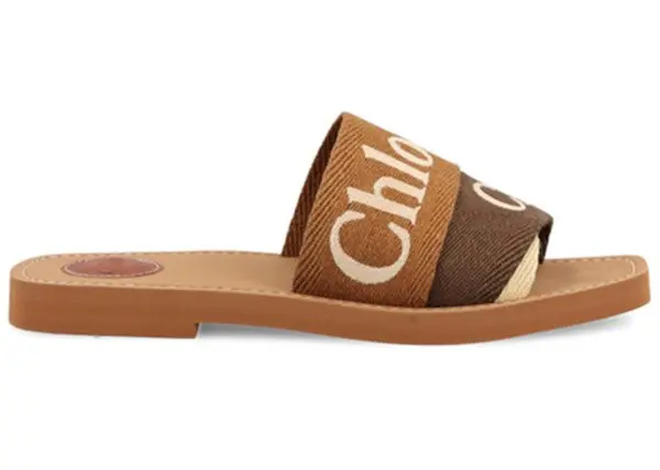 Chloé Woody Mule - Brown/tan