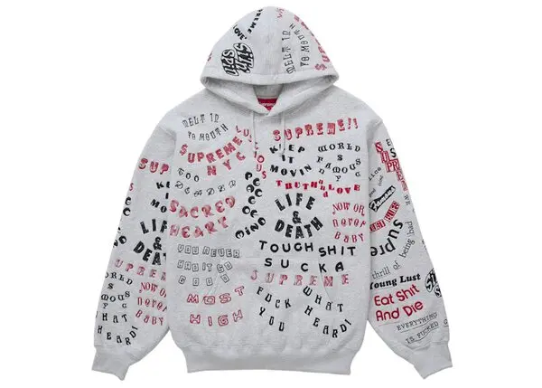Supreme Too Deadly Hooded Sweatshirt