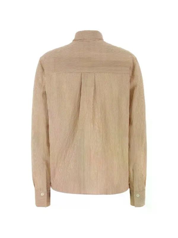 PT TORINO Striped Viola Shirt - Neutrals