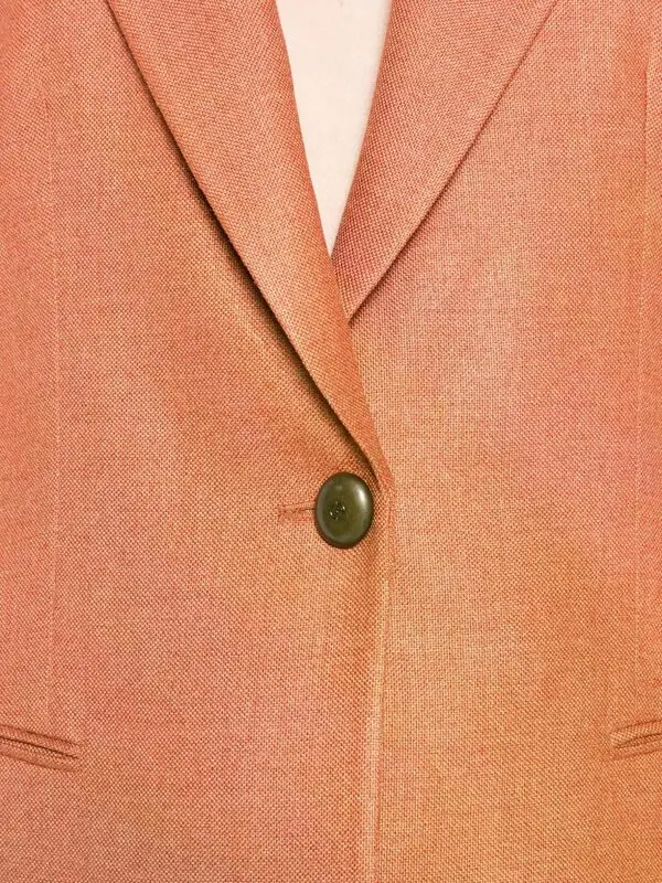 Giorgio Armani Single-breasted Blazer - Orange