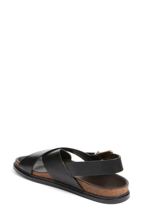 THE ROW Buckle Crisscross Sandal