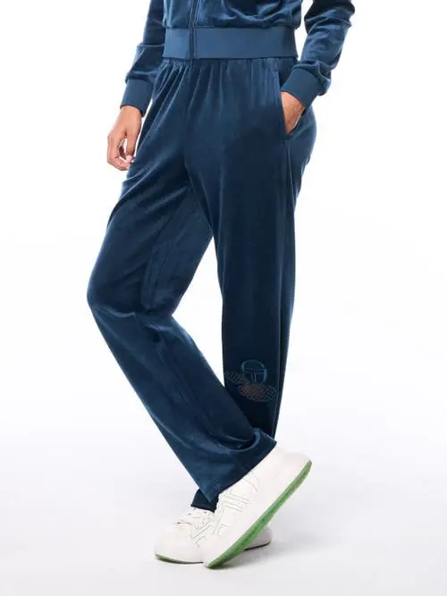 SERGIO TACCHINI Nuvola Velour Track Pant - Key Largo
