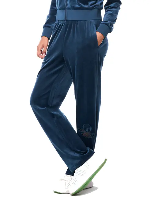 SERGIO TACCHINI Nuvola Velour Track Pant - Key Largo