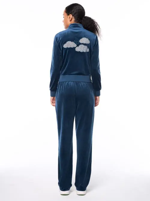 SERGIO TACCHINI Nuvola Velour Track Pant - Key Largo