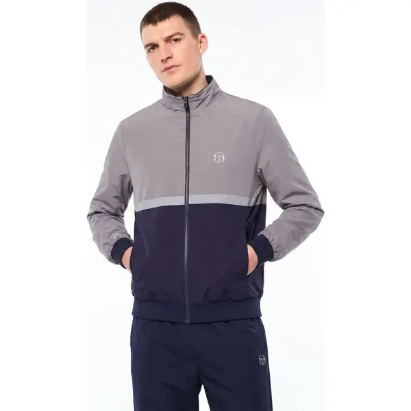 SERGIO TACCHINI Portico Track Jacket - Slate Gray