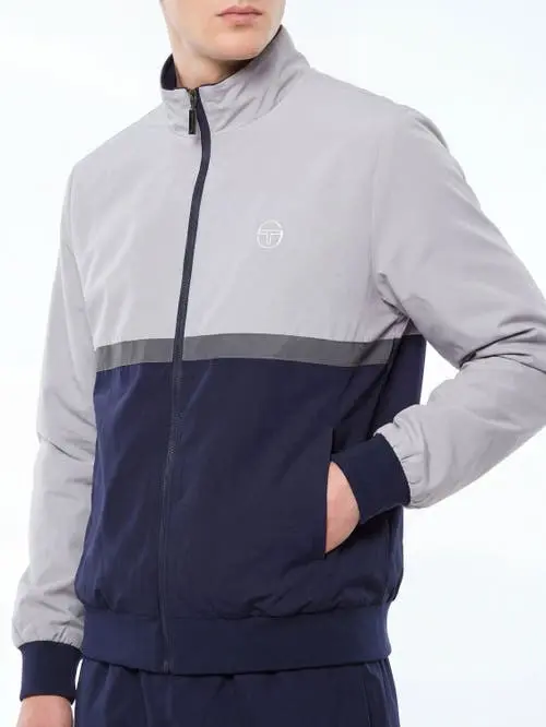 SERGIO TACCHINI Portico Track Jacket - Slate Gray