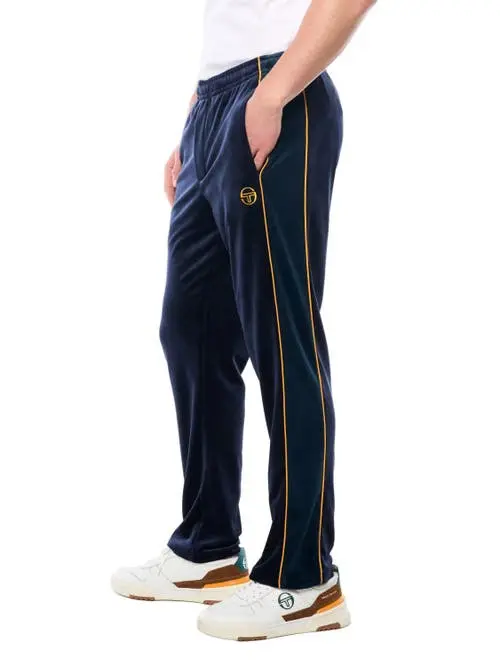 SERGIO TACCHINI Forato Velour Track Pant - Maritime Blue