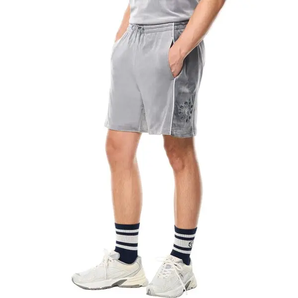 SERGIO TACCHINI Cresta Velour Shorts - Sleet