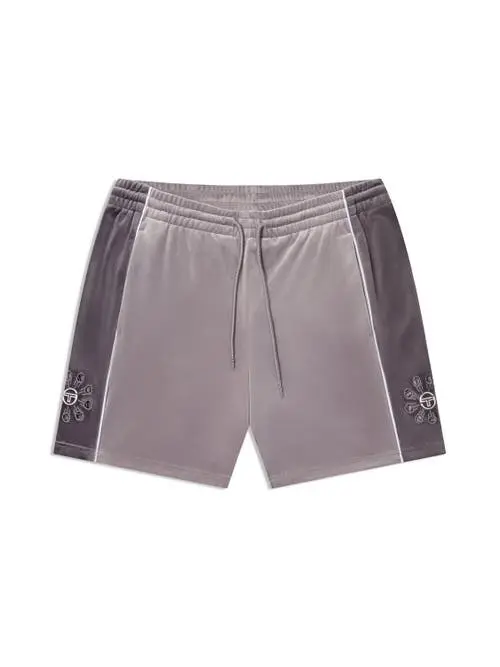 SERGIO TACCHINI Cresta Velour Shorts - Sleet