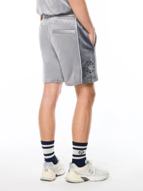 SERGIO TACCHINI Cresta Velour Shorts - Sleet