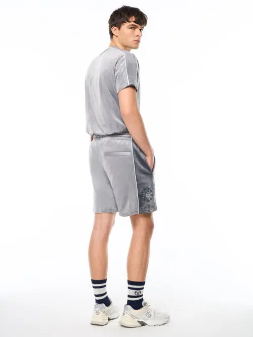 SERGIO TACCHINI Cresta Velour Shorts - Sleet