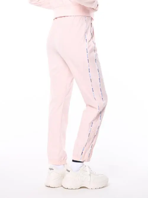 SERGIO TACCHINI Lioni Track Pants With Digital Print Piping - Barely There