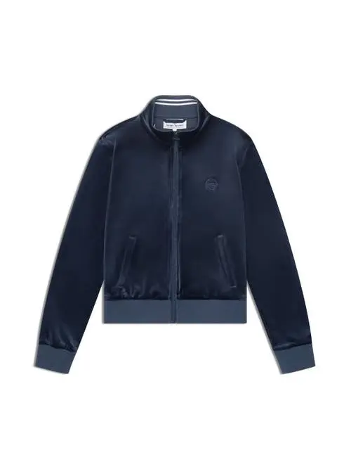 SERGIO TACCHINI Nuvola Velour Track Jacket - Key Largo