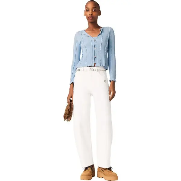 Maje 2-in-1 Cardigan - Blue Sky