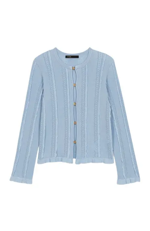 Maje 2-in-1 Cardigan - Blue Sky