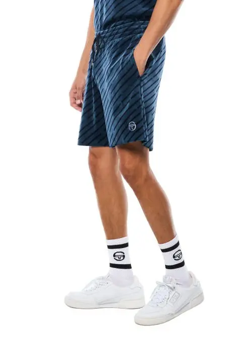 SERGIO TACCHINI Obliquo Velour Short - Key Largo