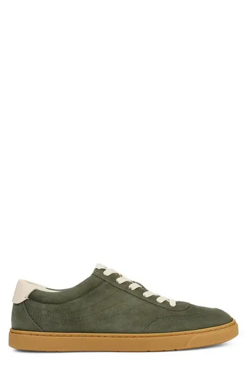 Vince Palm Leather Sneakers - Driver Green/moonlight