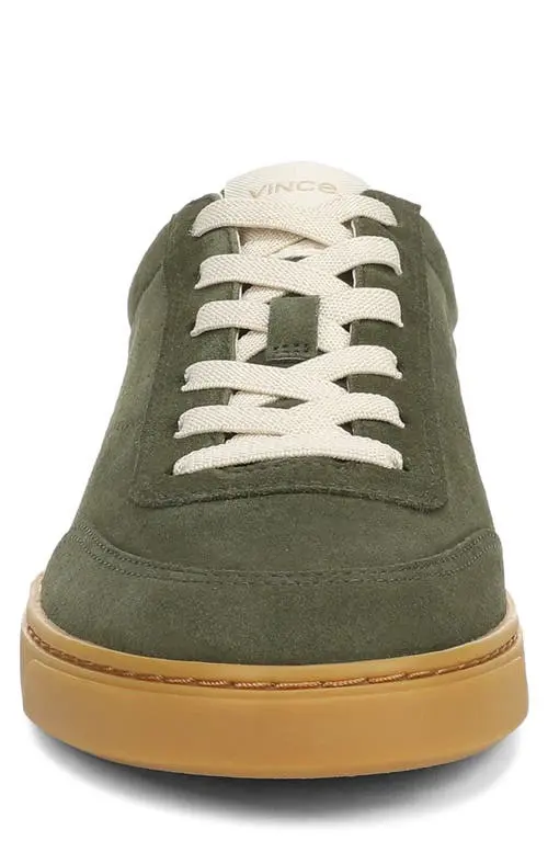 Vince Palm Leather Sneakers - Driver Green/moonlight