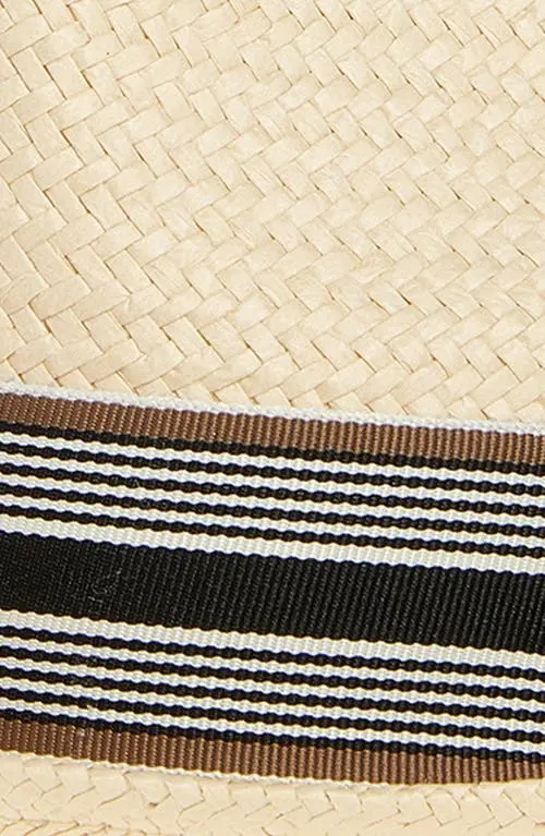 Nordstrom Packable Straw Fedora - Natural