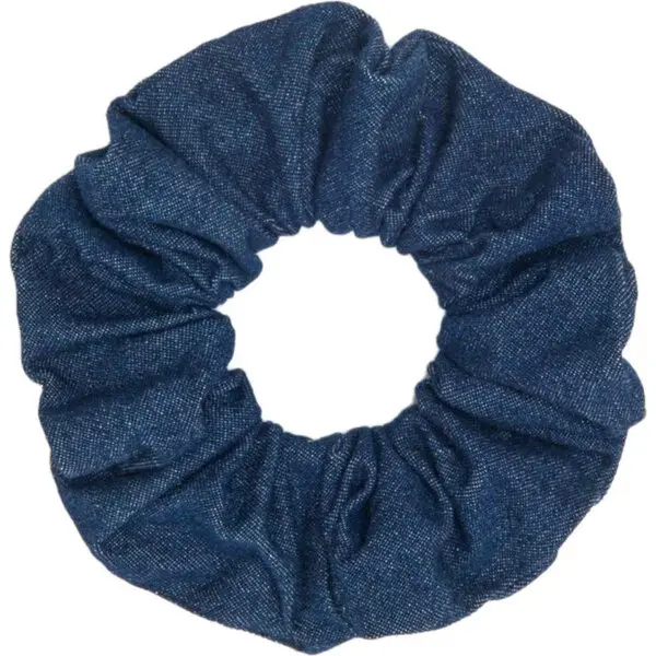 Maje Denim Scrunchie - Navy