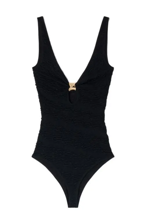 Sandro Jewellery Detail Knit Leotard