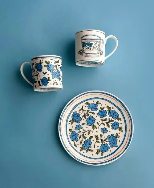 TWIG NEW YORK Heritage Bachelor Button Mug