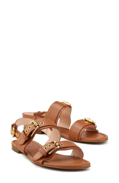 Agl Summer Buckled Sandals - Brandy-brandy