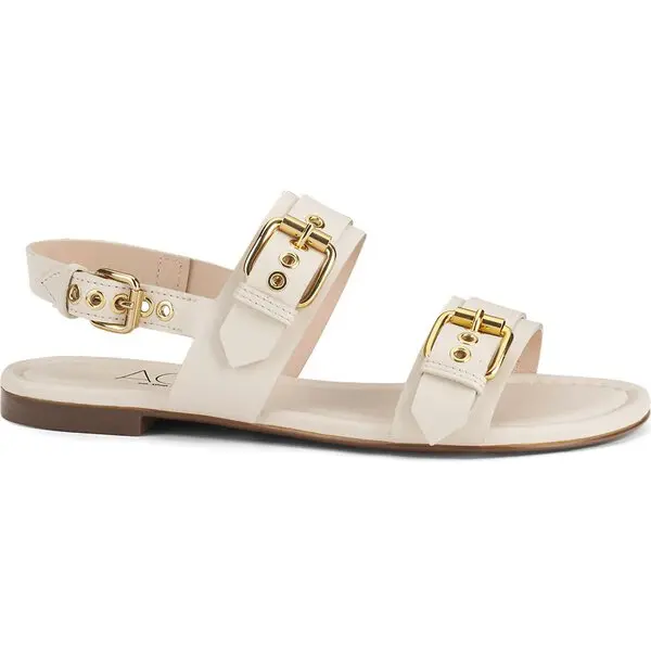 Agl Summer Buckled Sandals - Milky