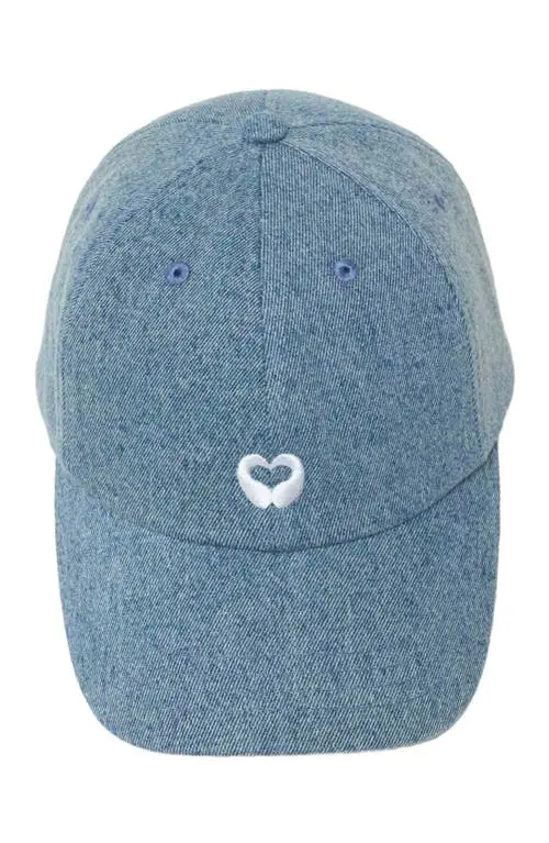Maje Denim Cap - Blue