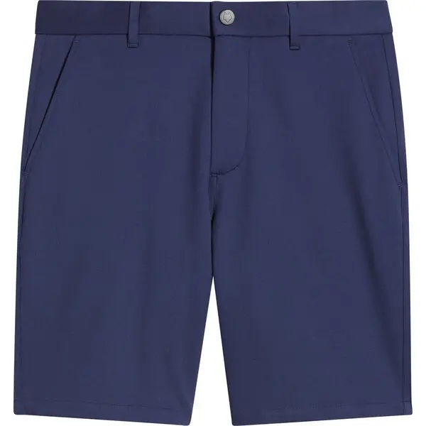 Greyson Sequoia Flat Front Golf Shorts - Maltese Blue