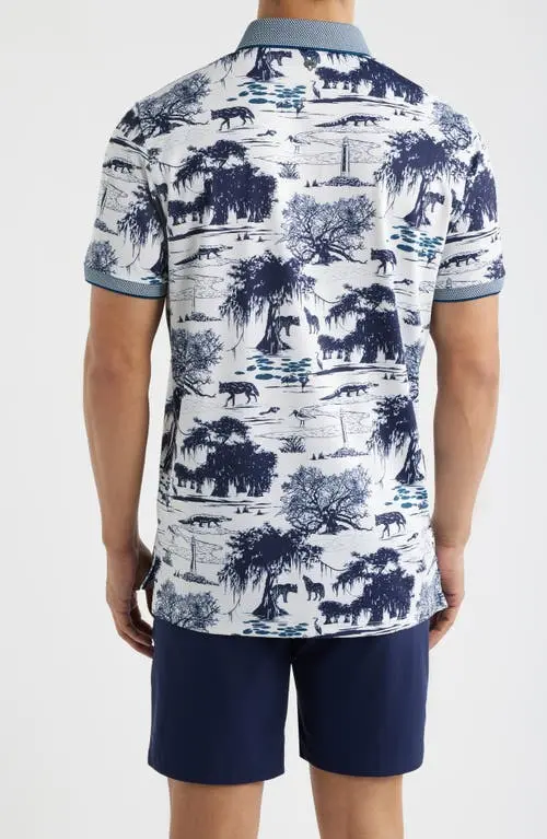 Greyson Angel Oak Performance Button-down Golf Polo