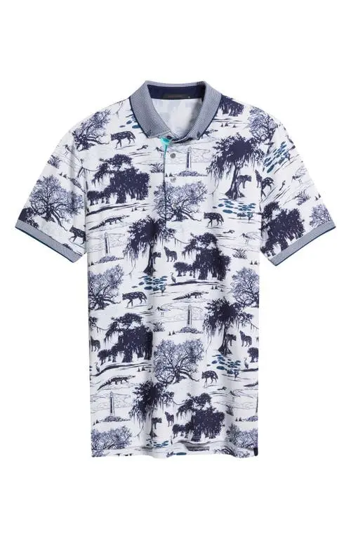 Greyson Angel Oak Performance Button-down Golf Polo