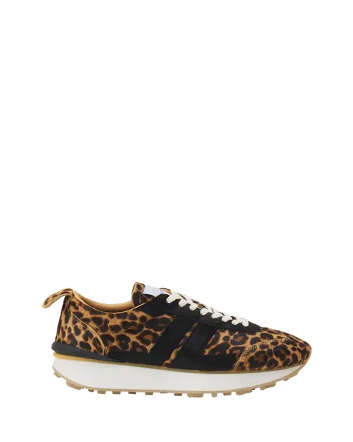 LANVIN Bumpr -print Pony Sneakers - Leopard