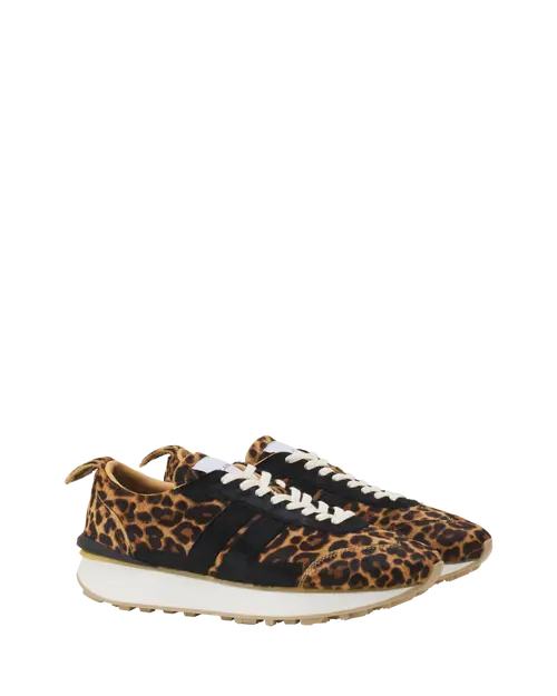 LANVIN Bumpr -print Pony Sneakers - Leopard