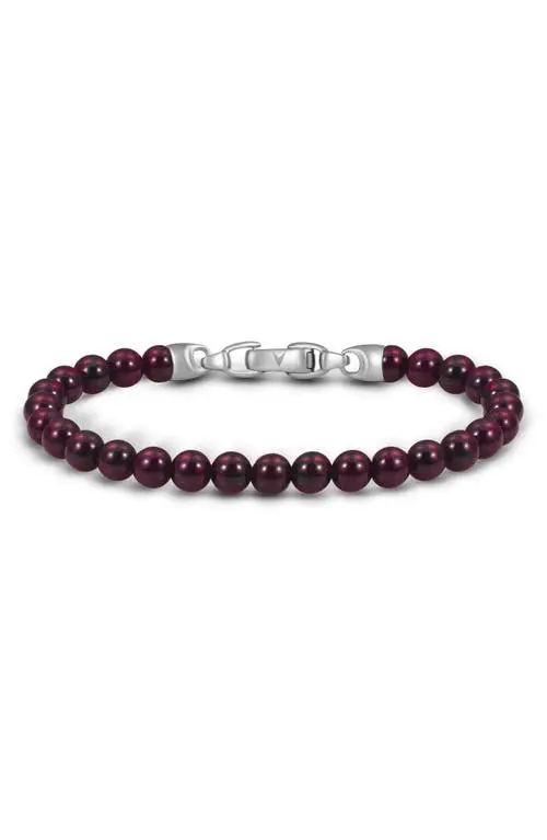VINCERO Spiritual Bead Bracelet - January/garnet