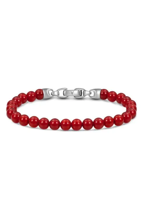 VINCERO Spiritual Bead Bracelet - July/red Onyx