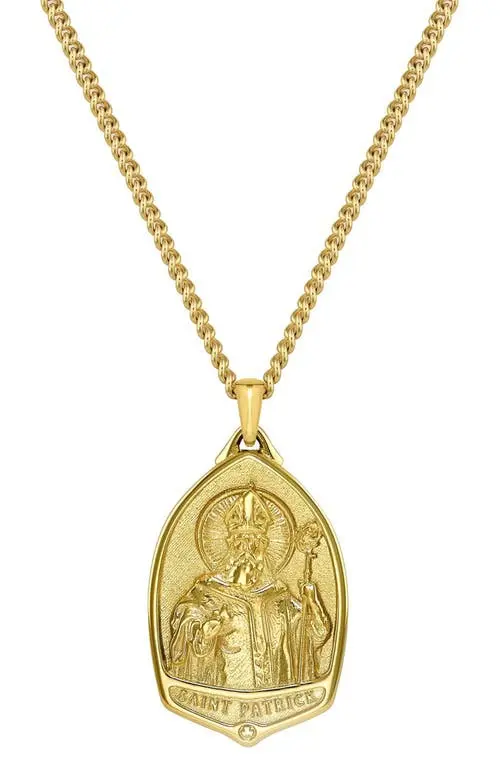 VINCERO St. Patrick Pendant Necklace - Gold