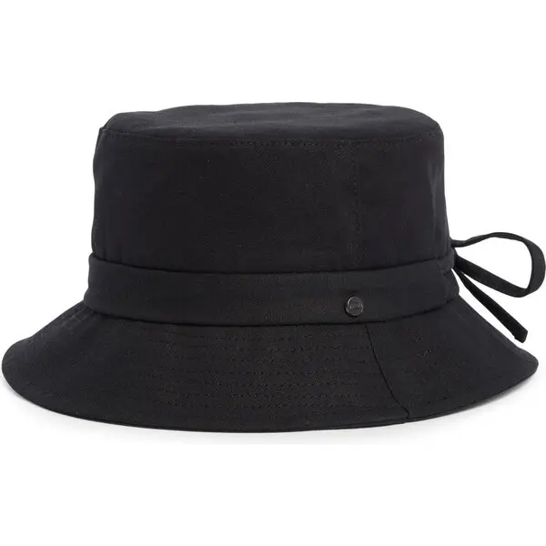 Vince Cotton Canvas Bucket Hat - Black