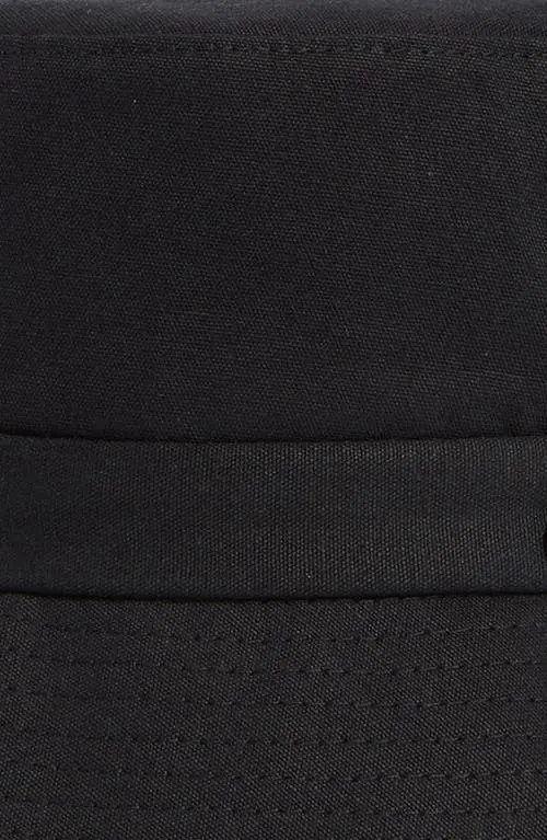 Vince Cotton Canvas Bucket Hat - Black