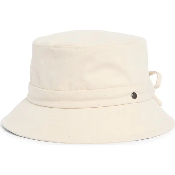 Vince Cotton Canvas Bucket Hat - Off White
