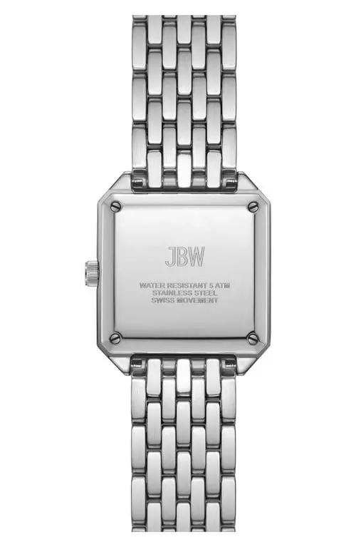 JBW Astra Crystal Pavé Bracelet Watch - Silver