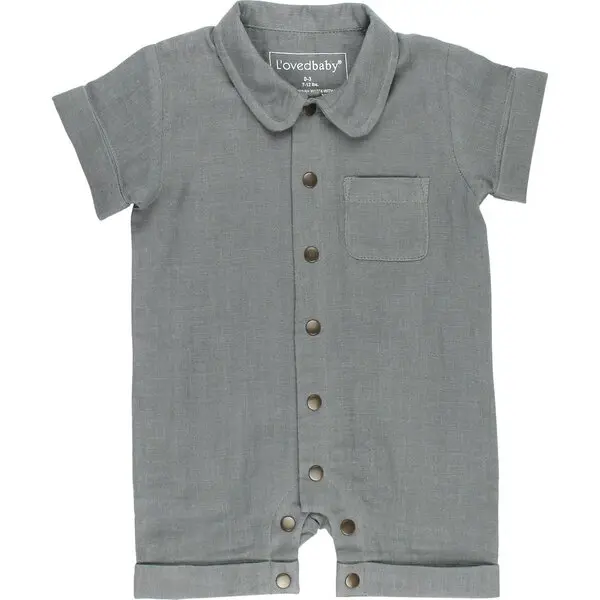 L'OVEDBABY Organic Cotton Coverall - Moonstone