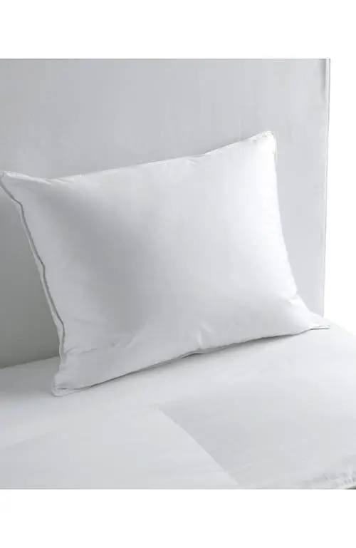 LANDS' END Elite Down Medium Bed Pillow - White