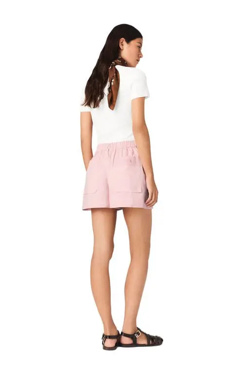 Maje Square-neck Ribbed Top - White
